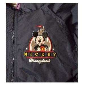 Disney | Jackets & Coats | 955 Disneyland Resort Blue Hooded Zip Up Sz ...